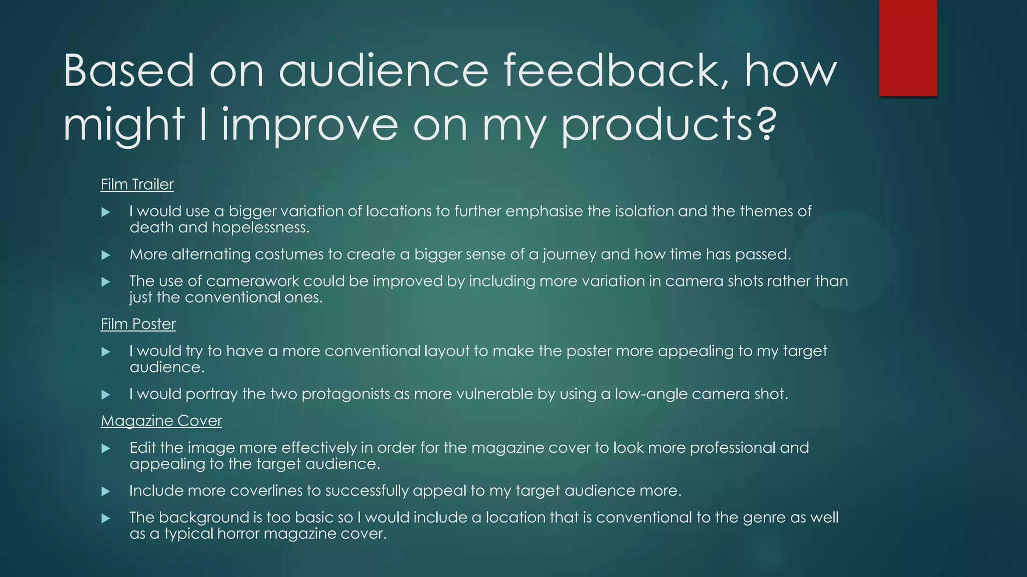 Audience feedback summary | PPTX