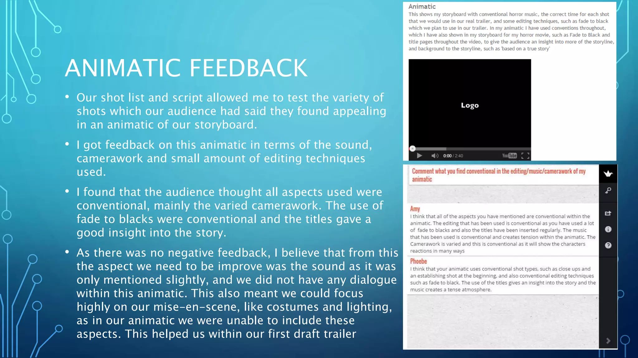 Audience feedback throughout planning and production stages | PPT