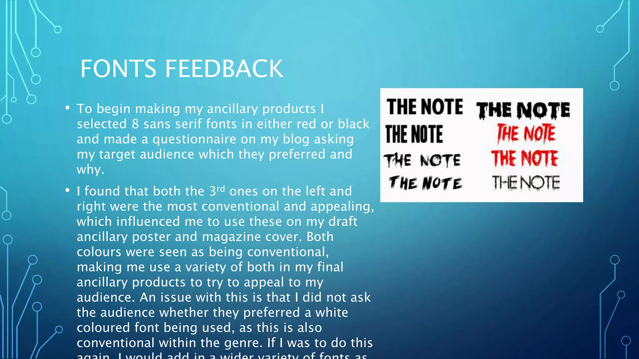Audience feedback throughout planning and production stages | PPT