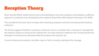 Audience media presentation | PPT