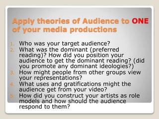 Audience new | PPT