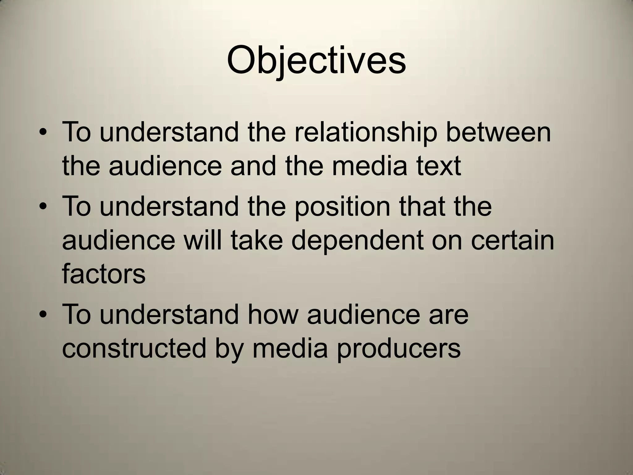Audience positioning | PPTX