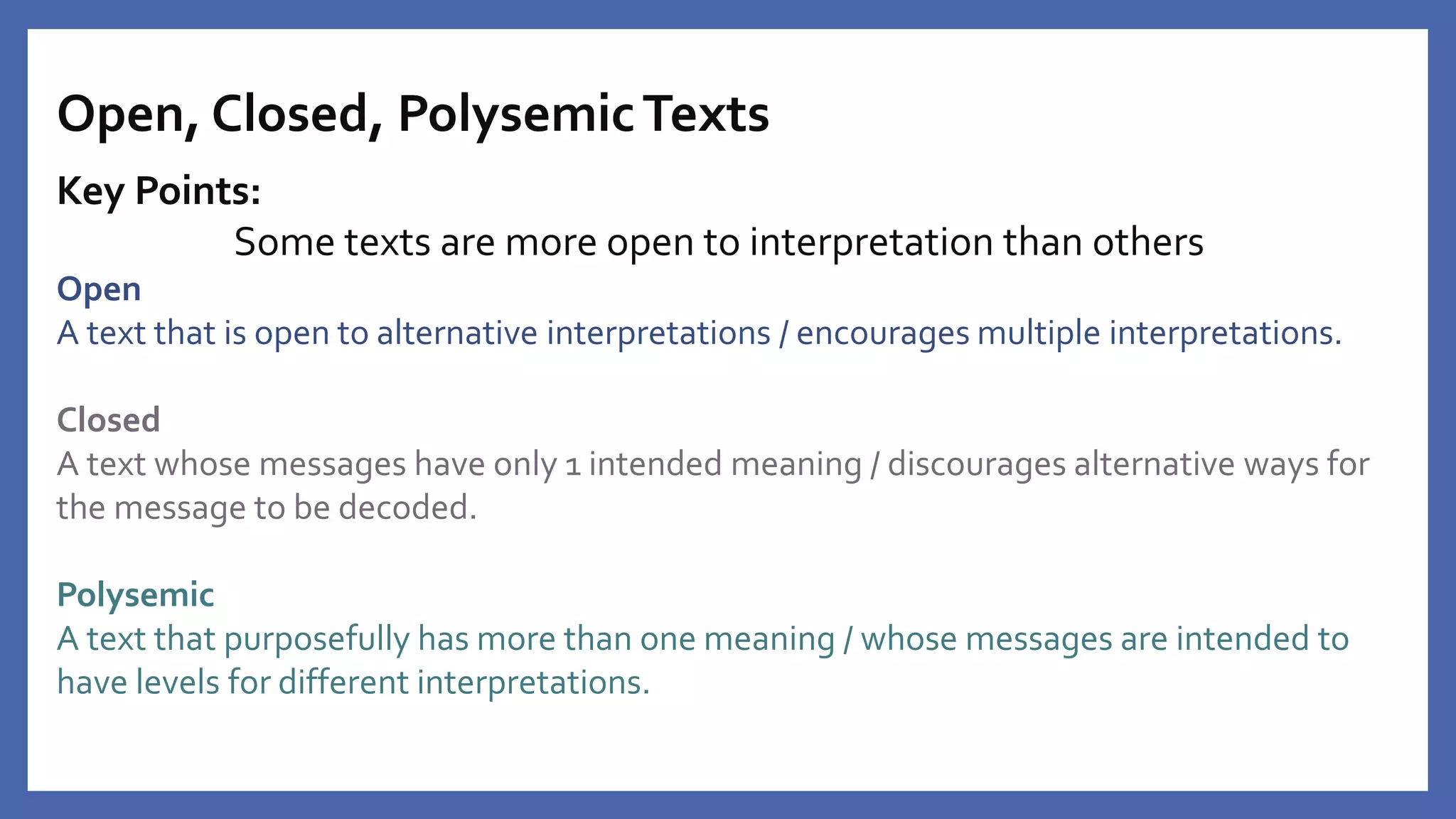 Audience Positioning Unit 1 Representations | PPTX