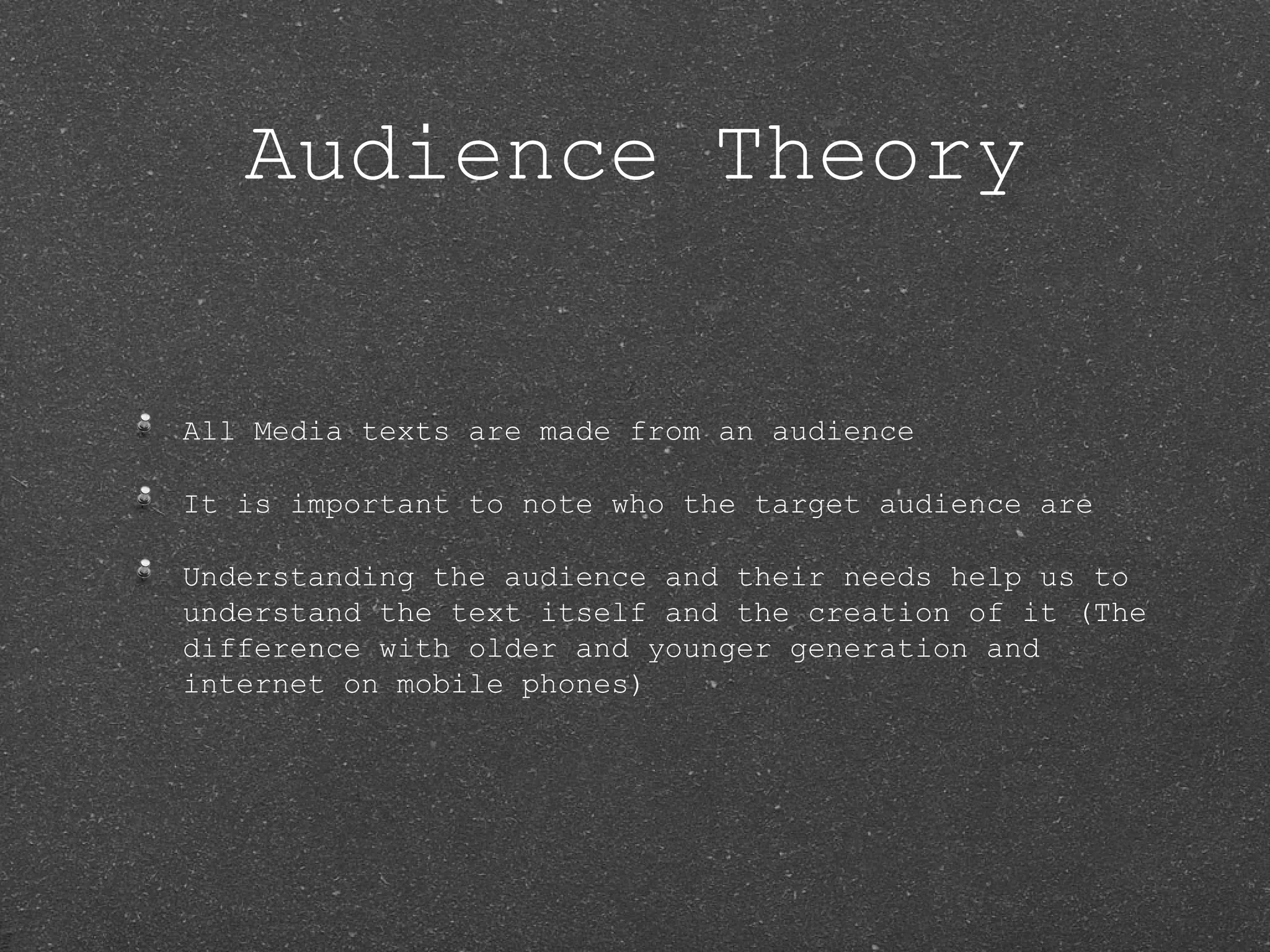 Audience powerpoint | PPT