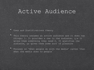Audience powerpoint | PPT