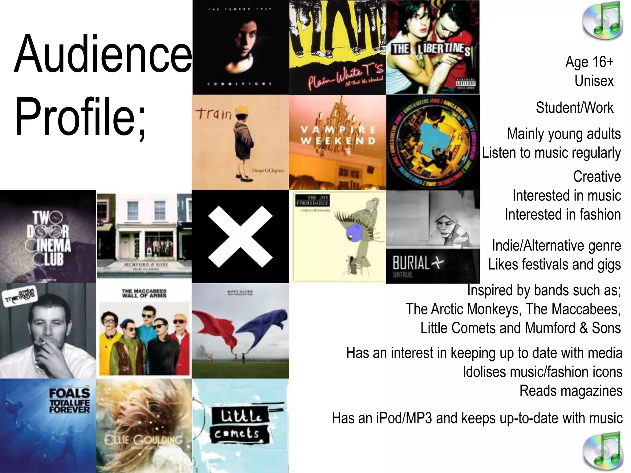 Audience Profile | PPTX | Rock Music | Music