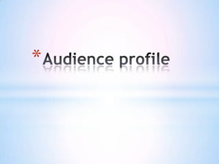 Audience profile | PPTX