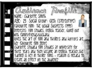 Audience profile | PPTX | Social Networking | Internet