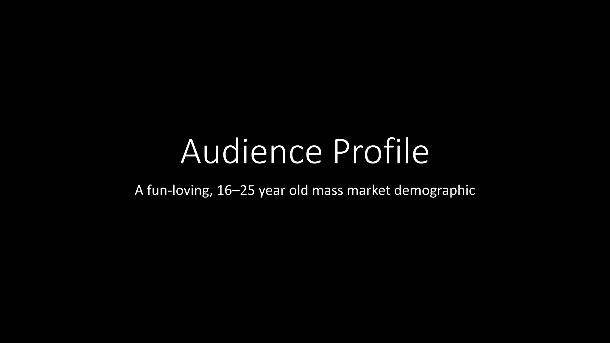 Audience profile | PPTX