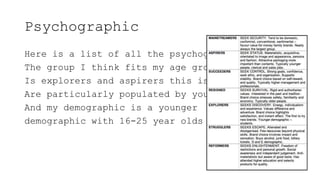 audience profile .pptxfffffffffffffffffffffffffffff | PPT