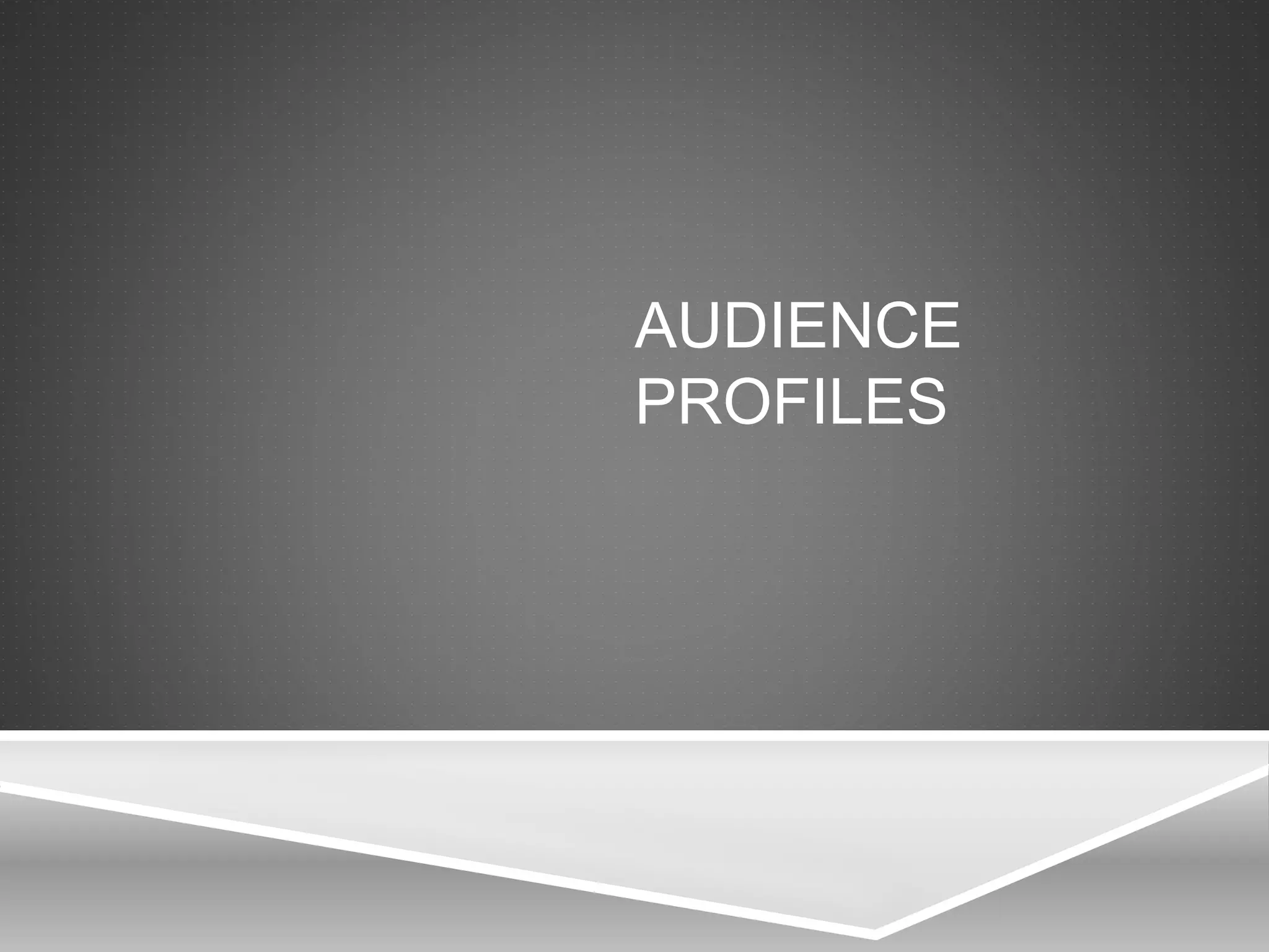 Audience profiles | PPTX