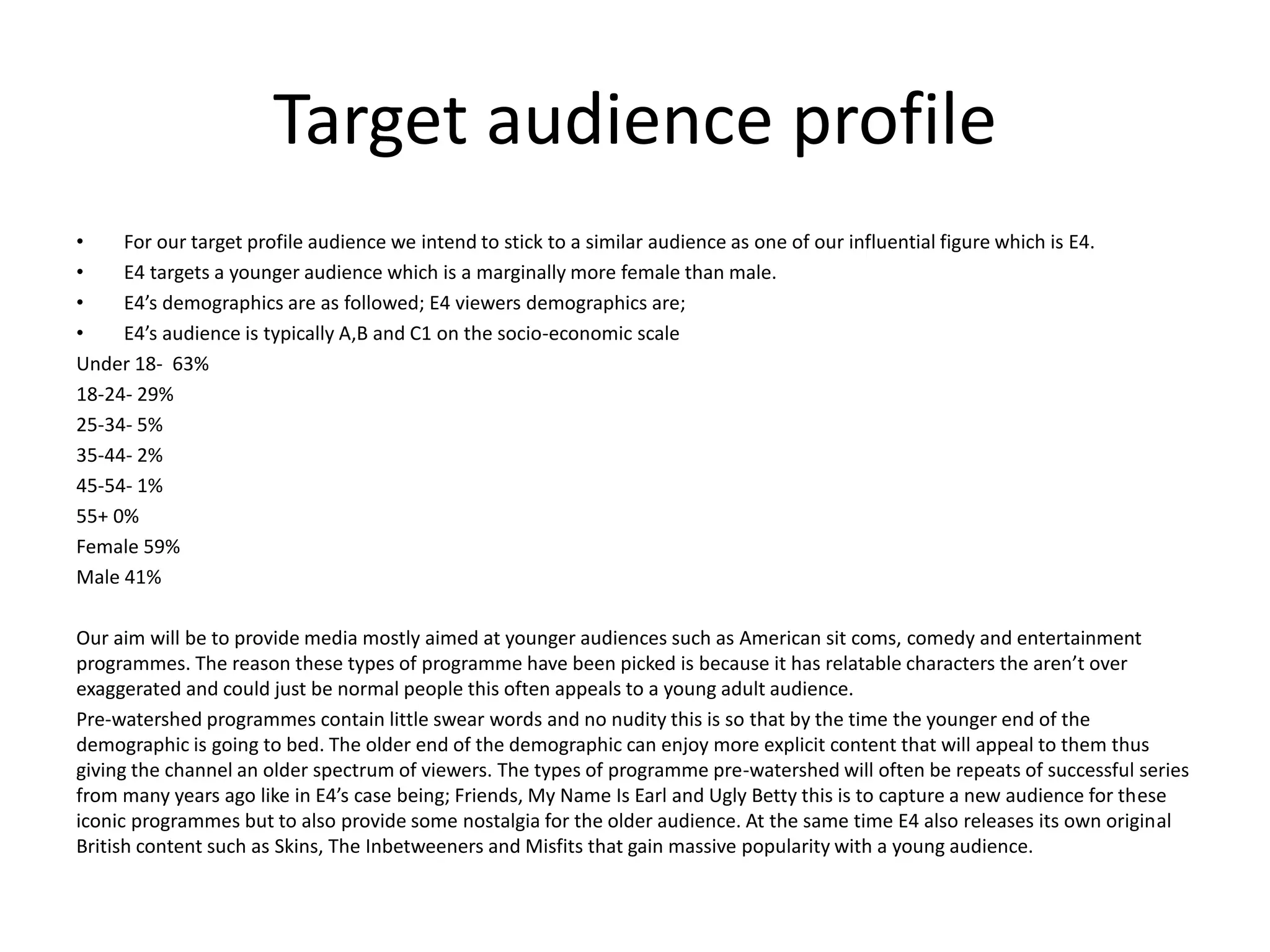 Audience profiling | PPT