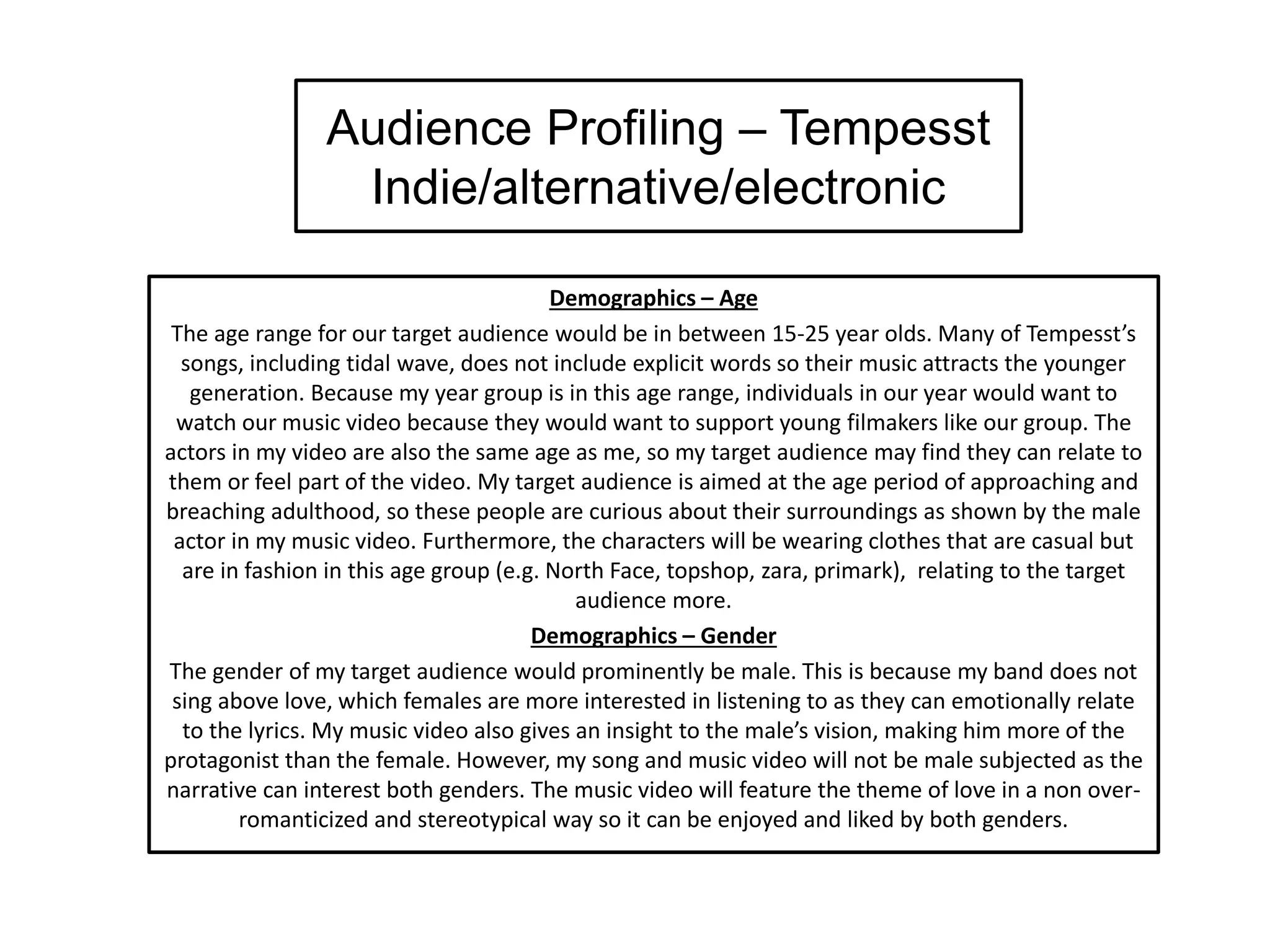 Audience profiling | PPT