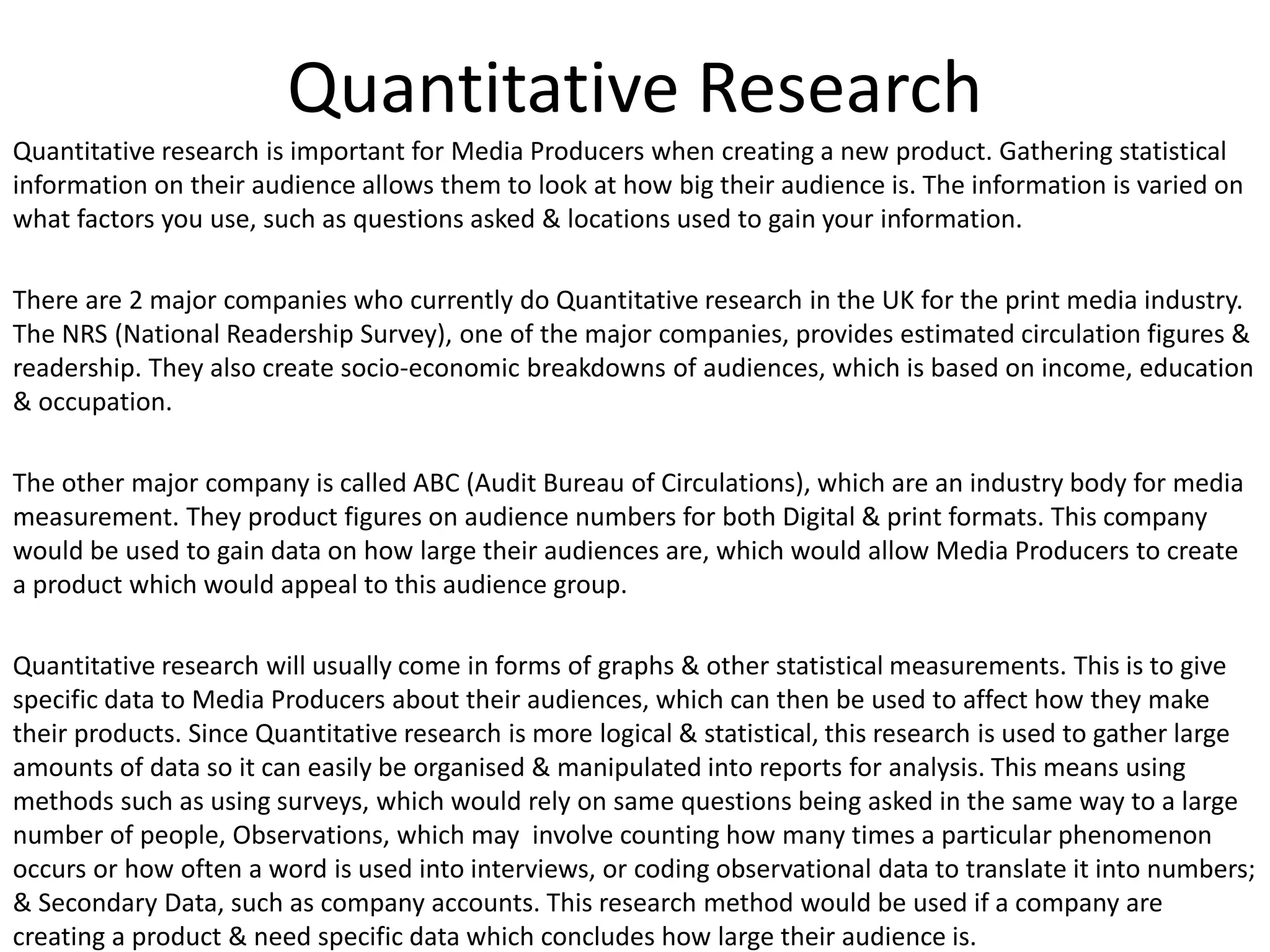 Audience profiling task 2 | PPTX