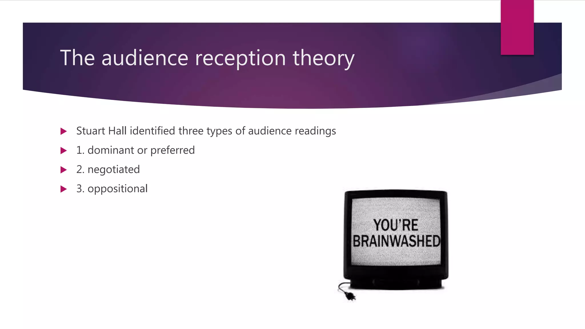 Audience reception theory | PPTX