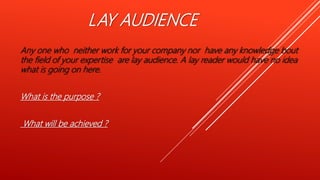 Audience recognition | PPTX