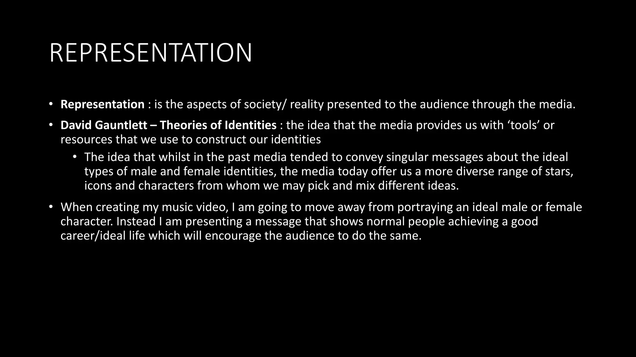 Audience & representation | PPTX