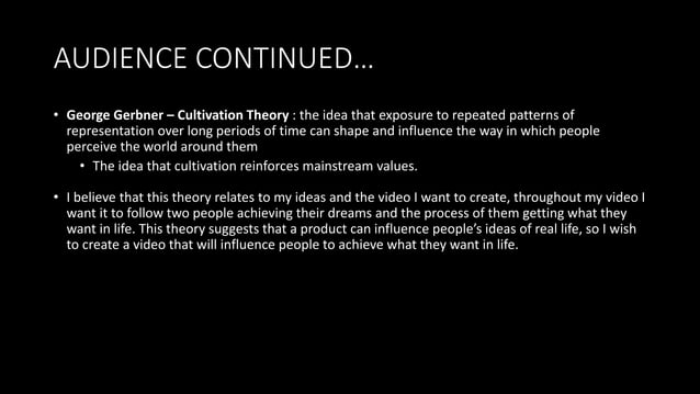 Audience & representation | PPTX