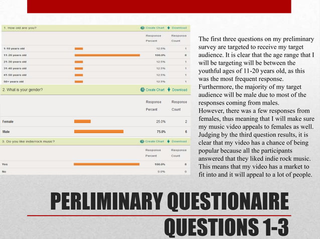 Preliminary Audience Survey | PPT