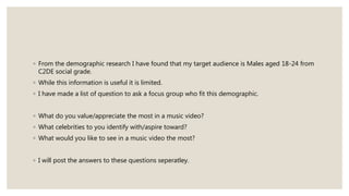 Audience Research | PPTX