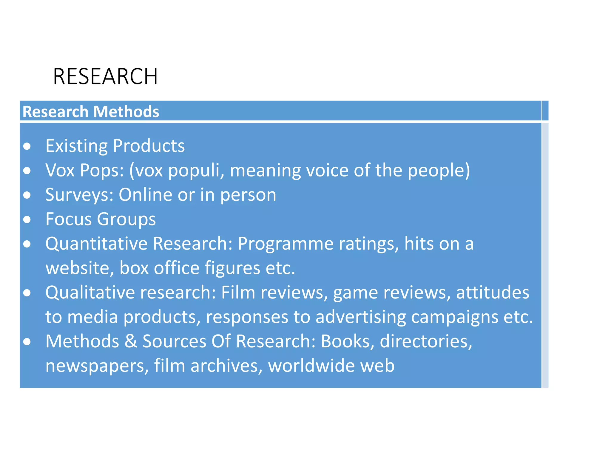 Audience research proforma 2020 | PPT