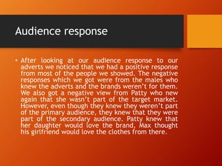 Audience response | PPT