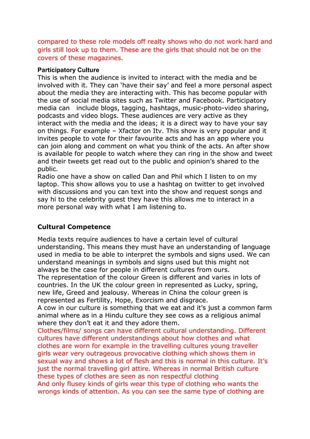 Audience responses | DOCX