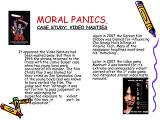 Audiences Moral Panics | PPT