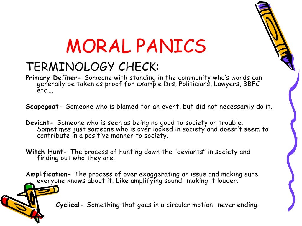 Audiences Moral Panics