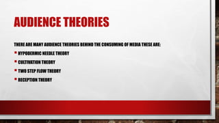Audiences theories | PPTX