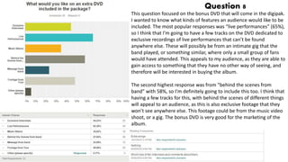 Audience survey analysis | PPT