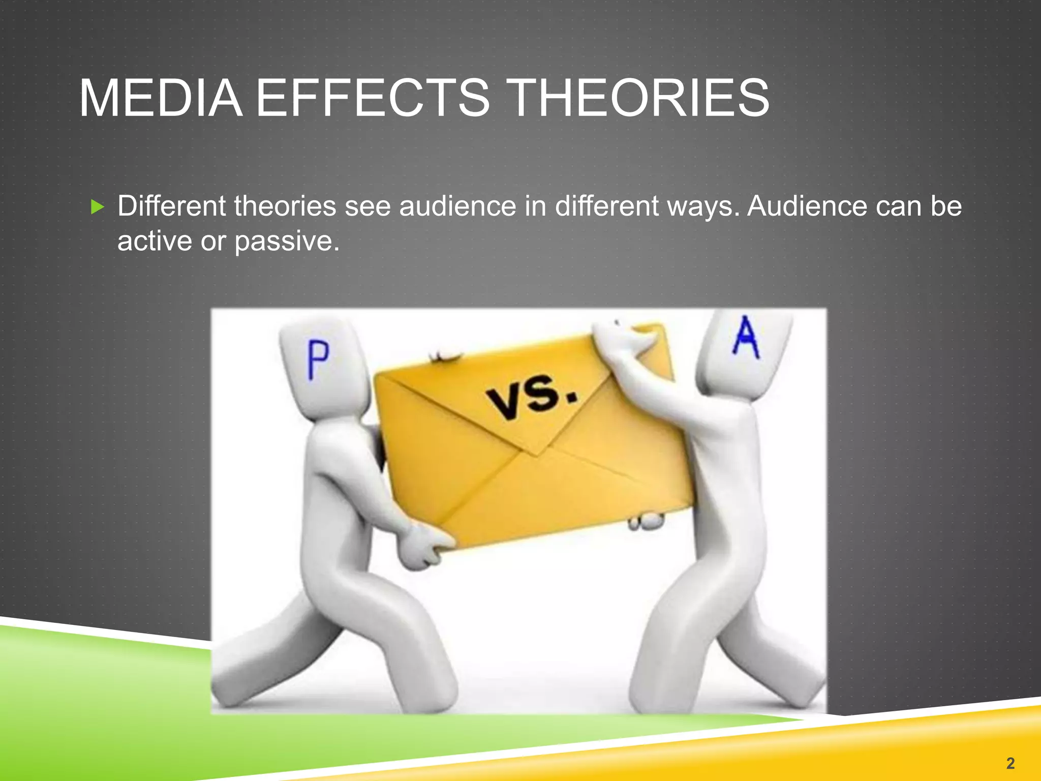 Audience and media effects theories | PPTX