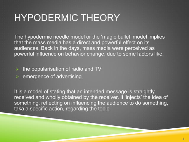 Audience and media effects theories | PPTX