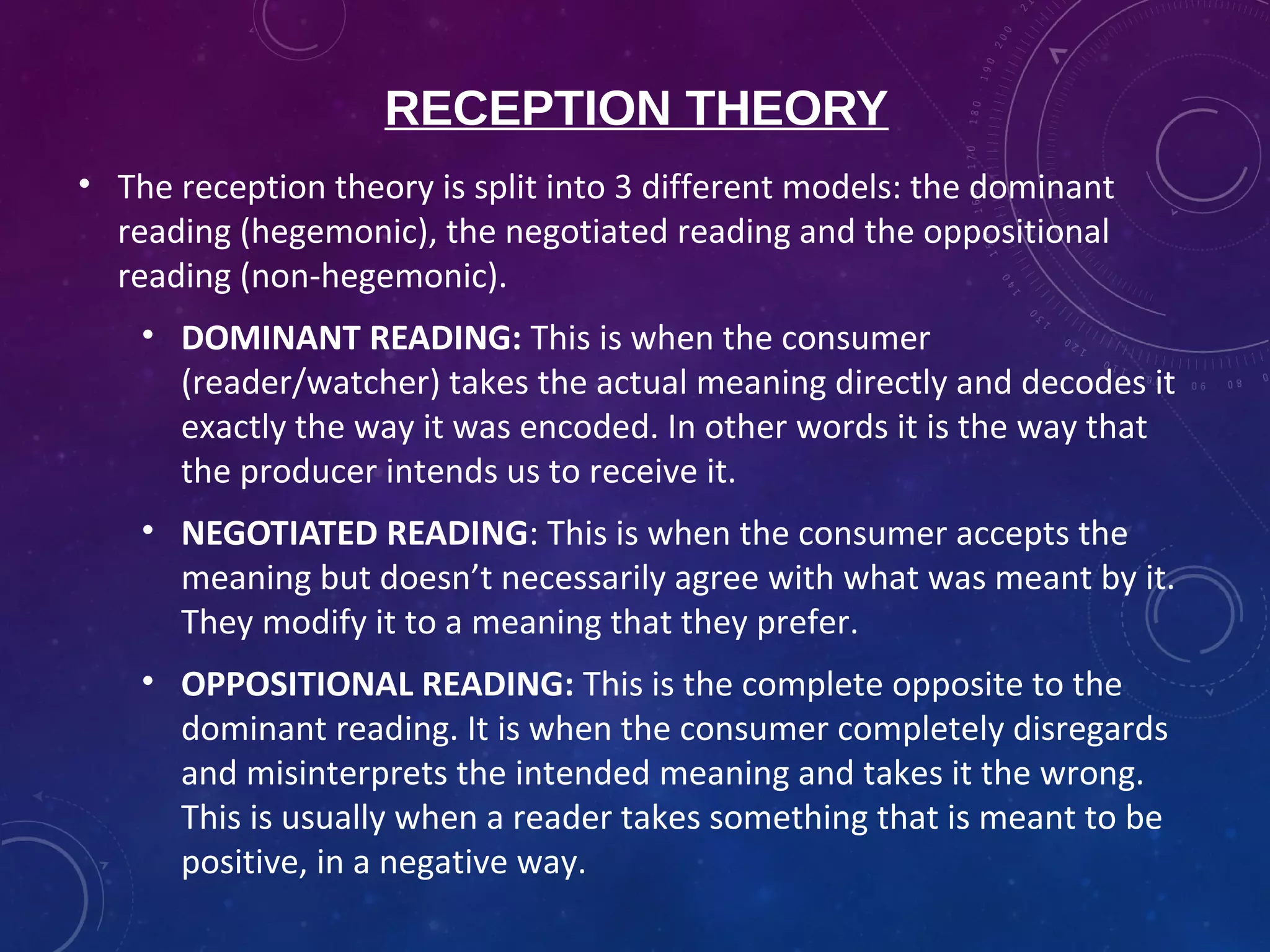 Audience Theories by Alana Abrahams | PPT