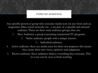 Audience theories | PPT