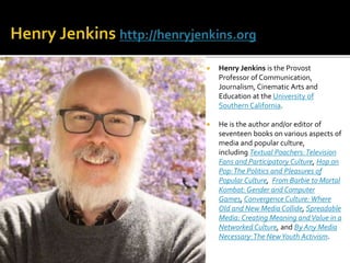 Audience theories 4 Henry Jenkins.pptx