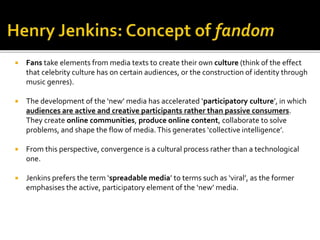 Audience theories 4 Henry Jenkins.pptx