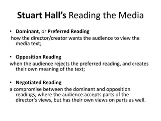 Audience theory 1 | PPTX