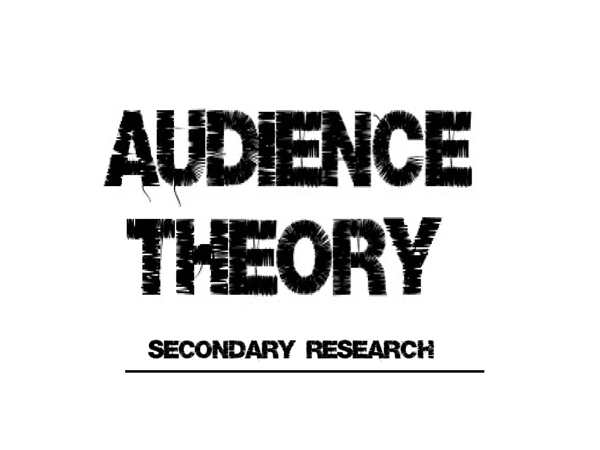 Audience theory | PPT