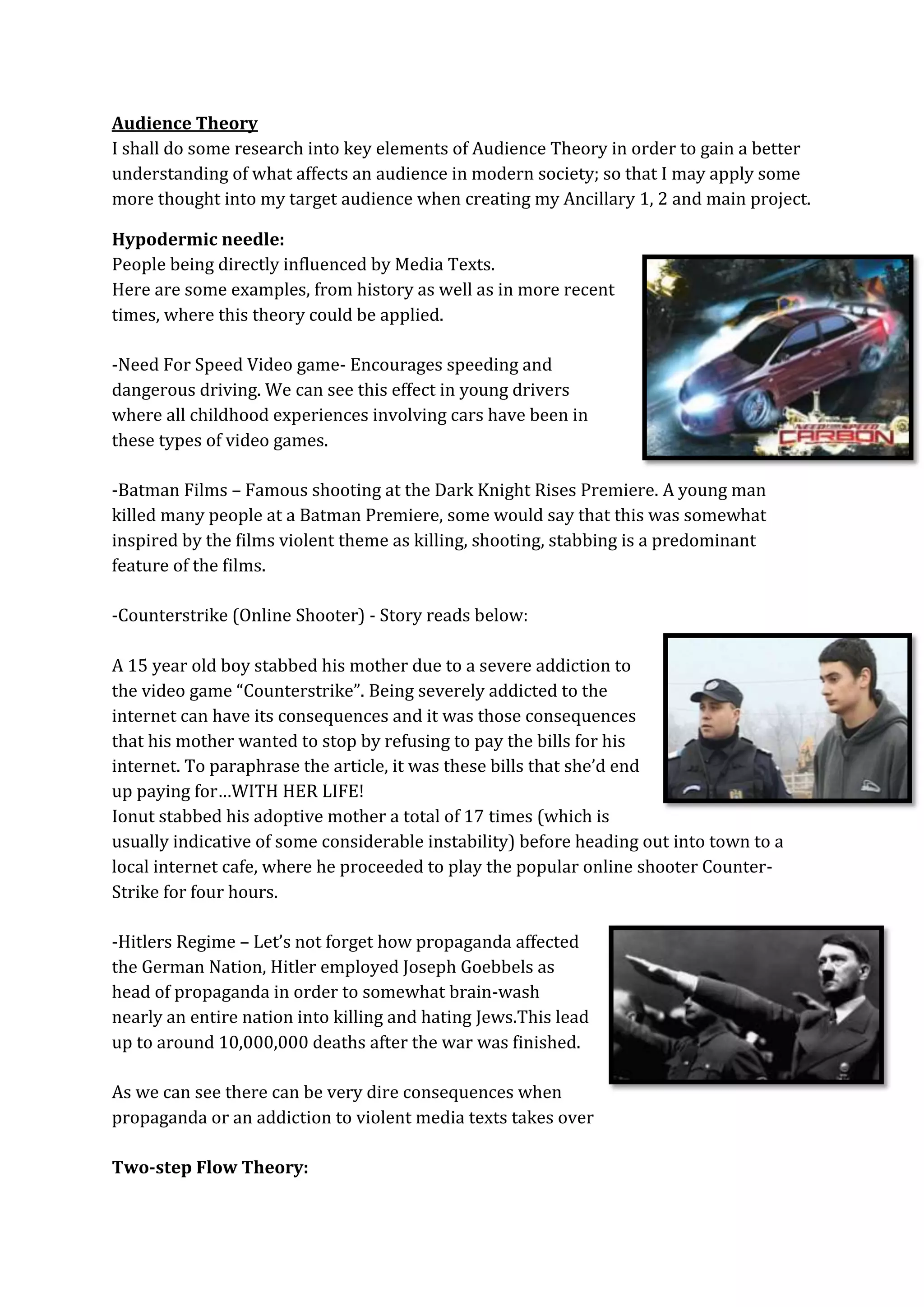 Audience theory | DOCX