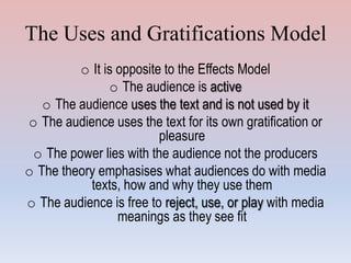 Audience Theory | PPT