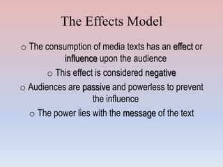 Audience Theory | PPT