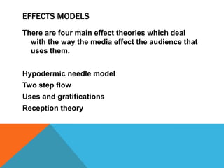 Audience theory | PPT