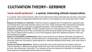 AUDIENCE THEORY -CULTIVATION THEORY - GERBNER.pptx