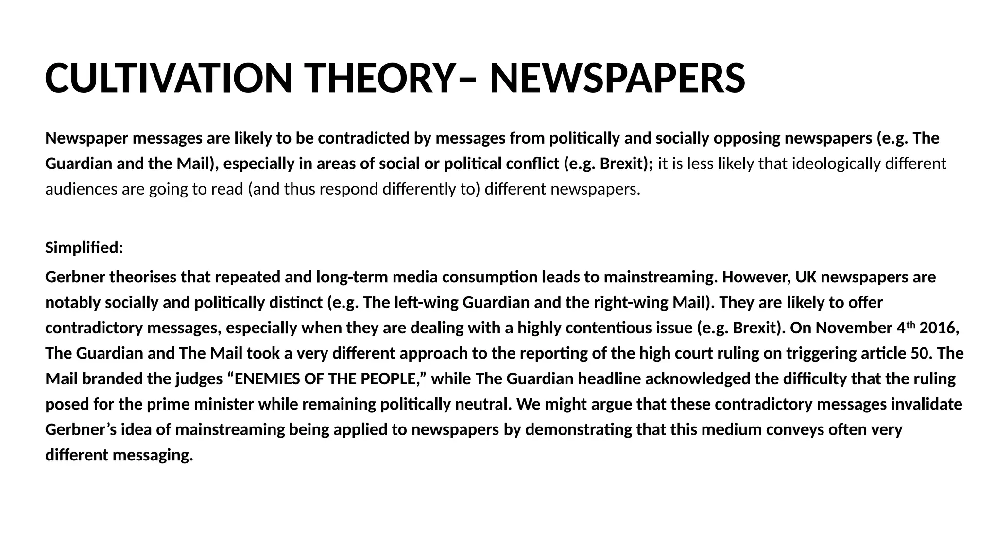 AUDIENCE THEORY - GERBNER CULTIVATION THEORY | PPTX | Factual | Genres