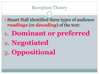 Audience Theory | PPTX