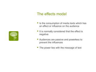 Media Audience theorys | PPT