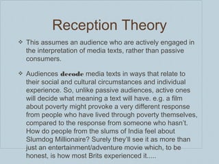 Audience theory summary | PPT