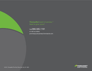 The ThomasNet Audience | PPT