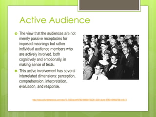 Audience with pluralism and postmodernism | PPT